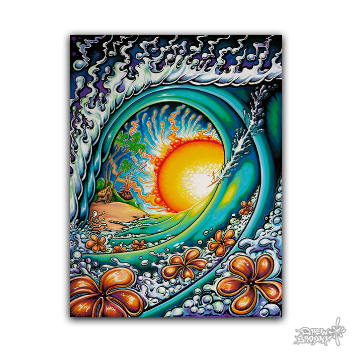 Surf Art and Sacred Geometry paintings and prints by Drew Brophy