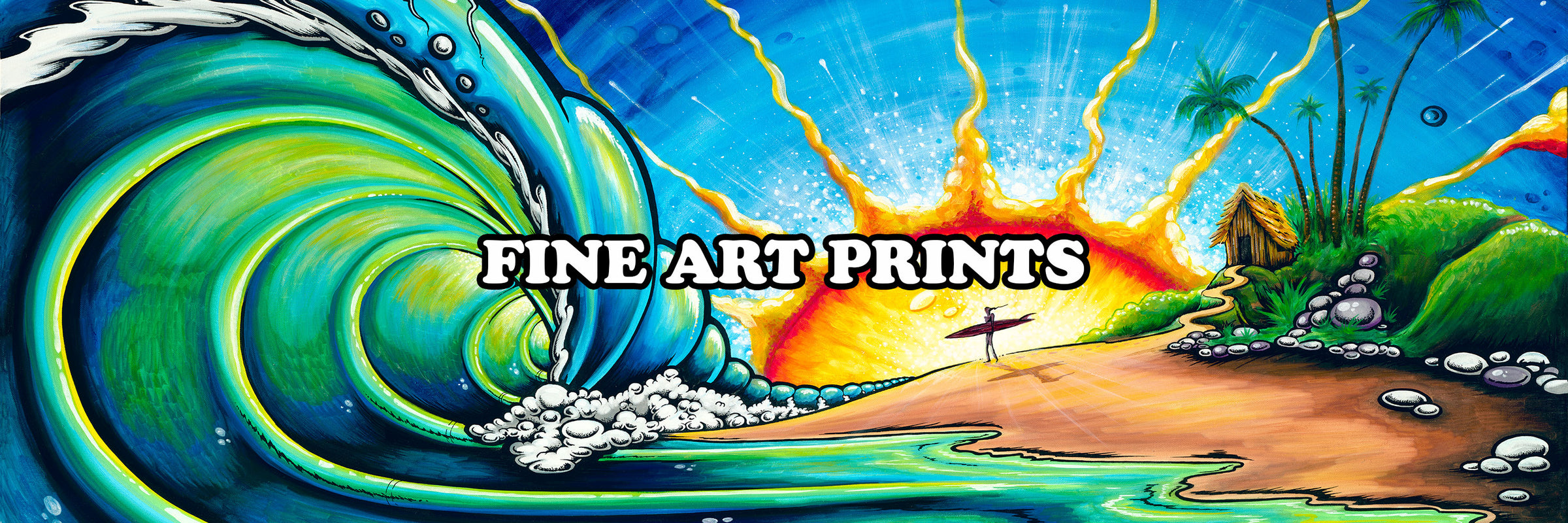Surf Art Prints by Drew Brophy