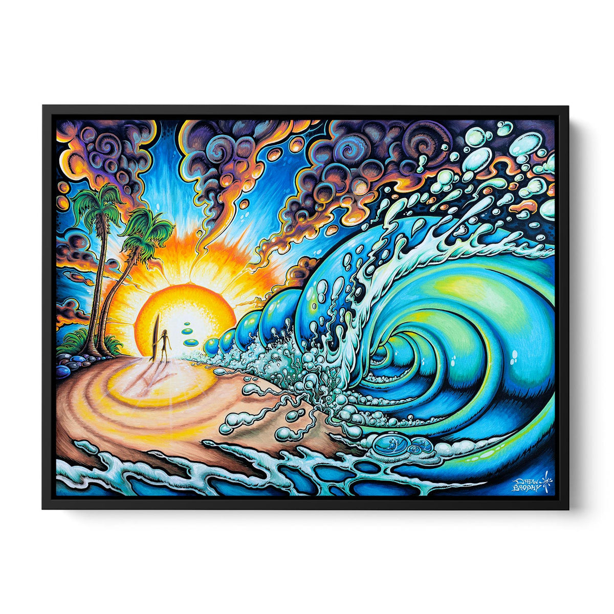 Surfers Journey - Surf Art by Drew Brophy