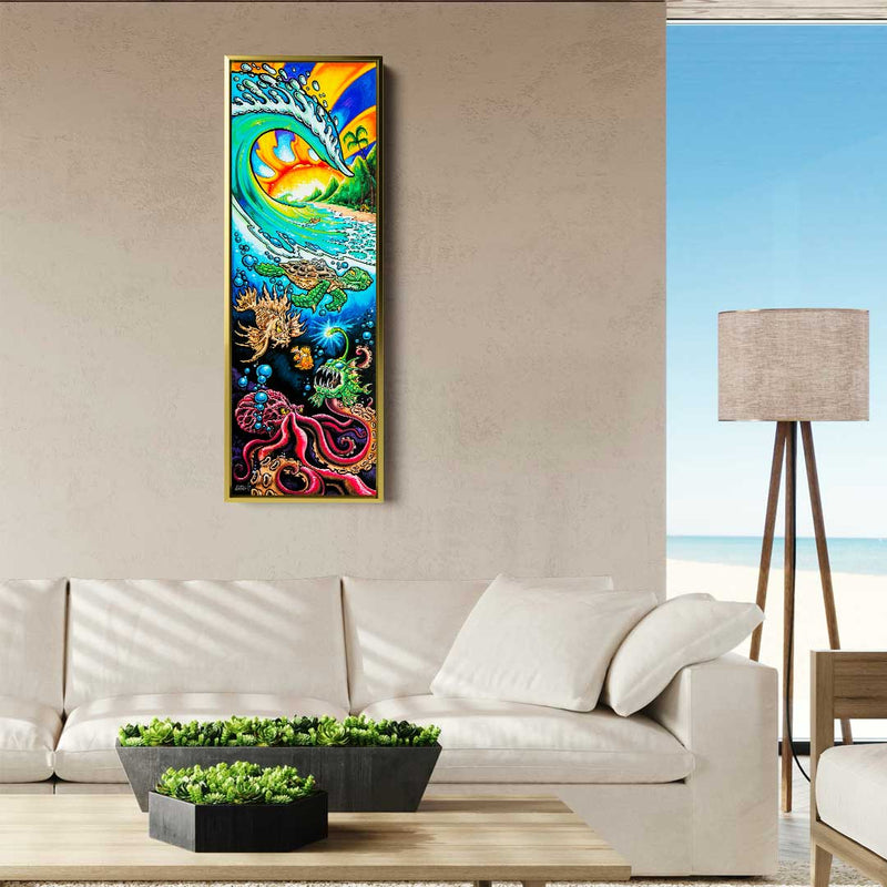 Surf & Ocean Art Decor - DEEP INTO PARADISE by Drew Brophy