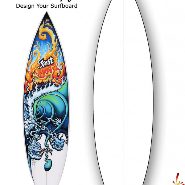 Custom Surfboard Graphics