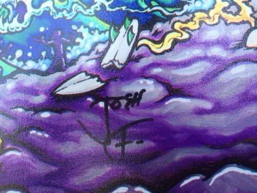 SUBLIME WITH ROME SIRENS Original Paintings SIGNED By BAND Paint Pen o ...