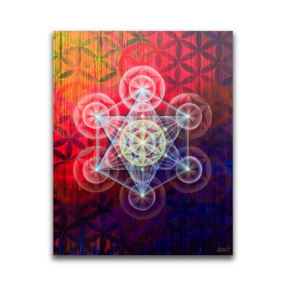 Metatron's Portal Art Print by Drew Brophy | Sacred Geometry
