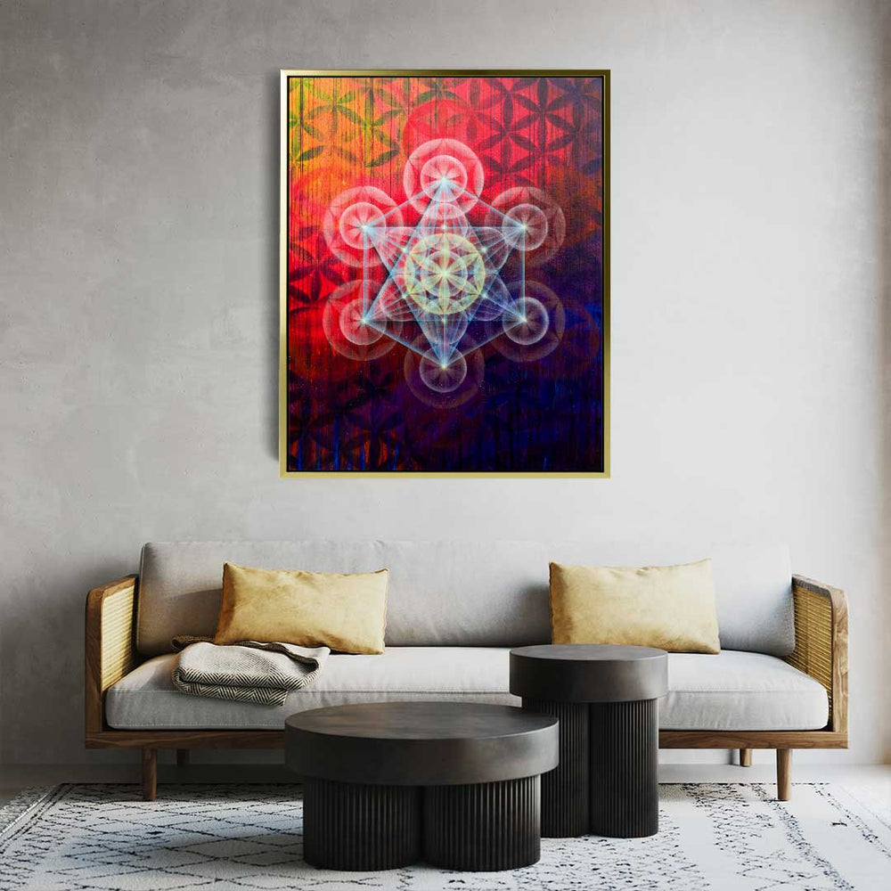 Metatron's Portal Art Print by Drew Brophy | Sacred Geometry