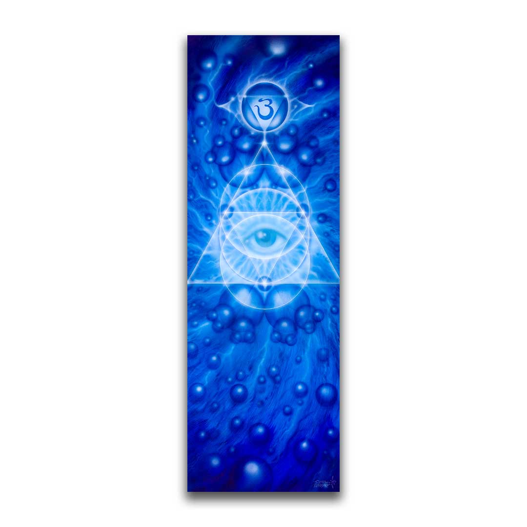 The Receiver | Third Eye Chakra Art Print by Drew Brophy | Sacred Geometry